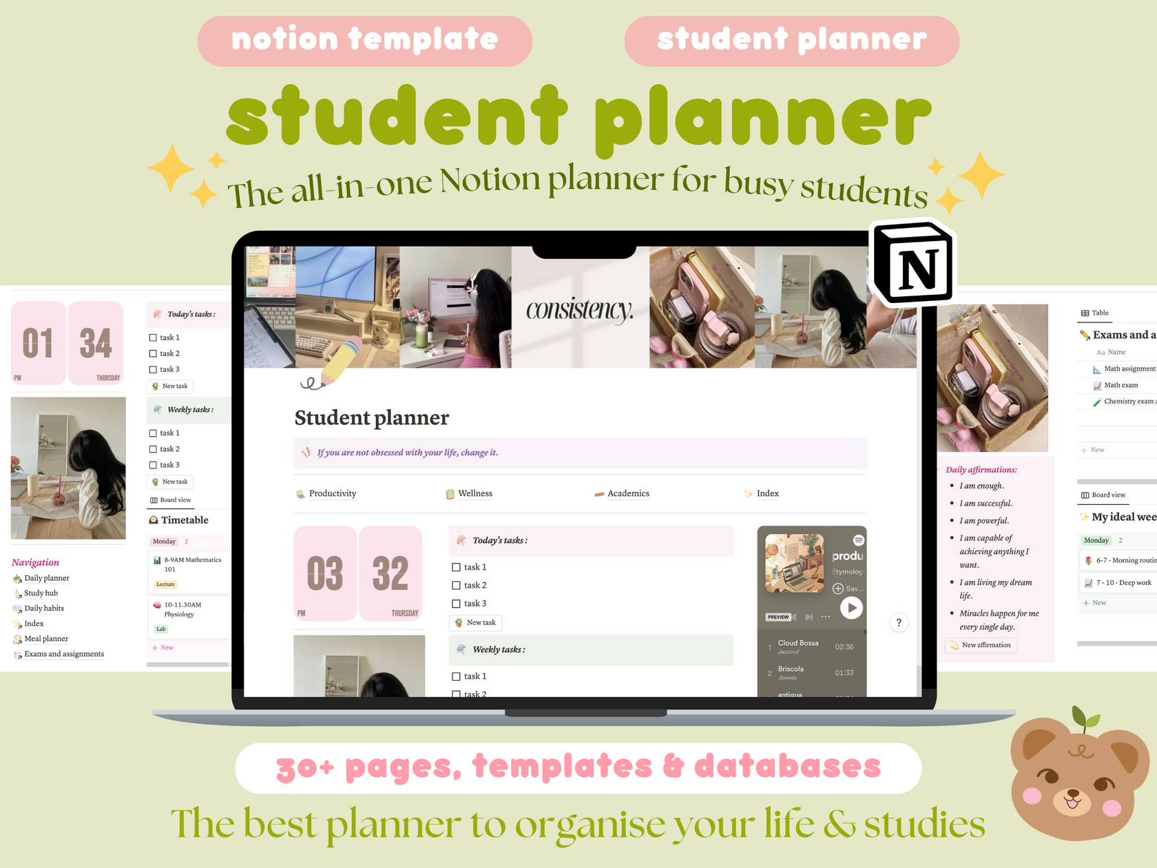 All-in-one Notion Student Planner – Magda Creative Studios