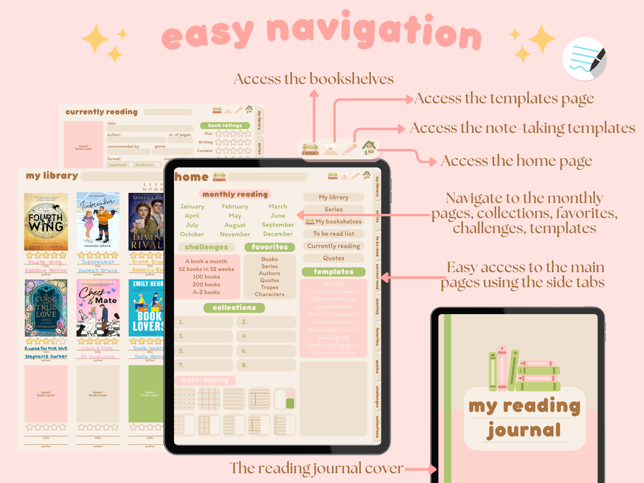 Digital Reading Journal – Magda Creative Studios
