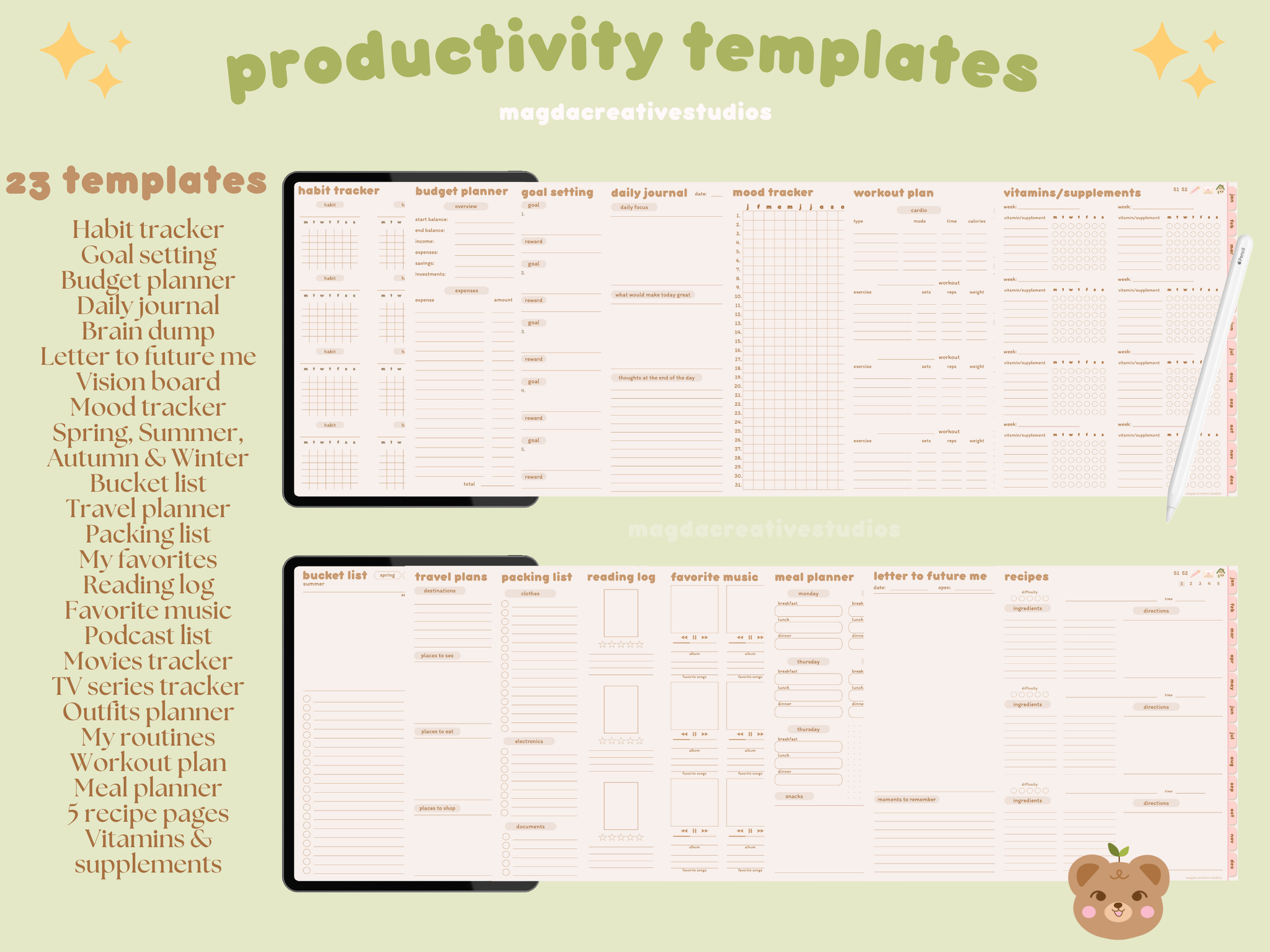 2025 Student Planner Portrait – Magda Creative Studios